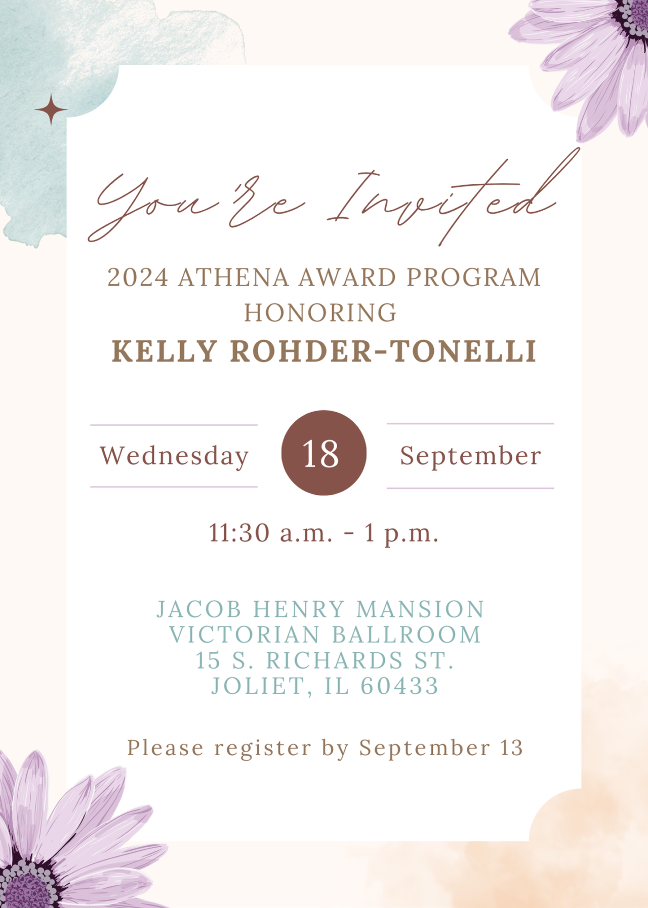 Athena Award | Joliet Region Chamber of Commerce